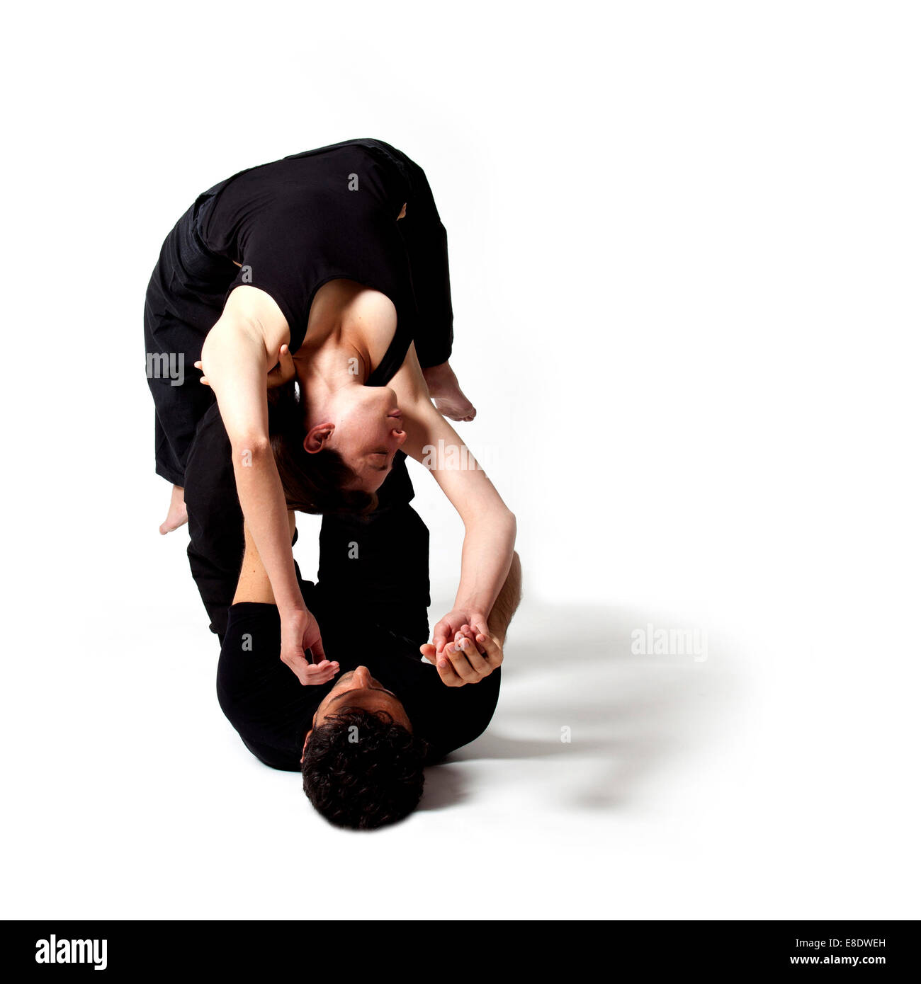 louka leopard and models demonstrate tula yoga Stock Photo - Alamy