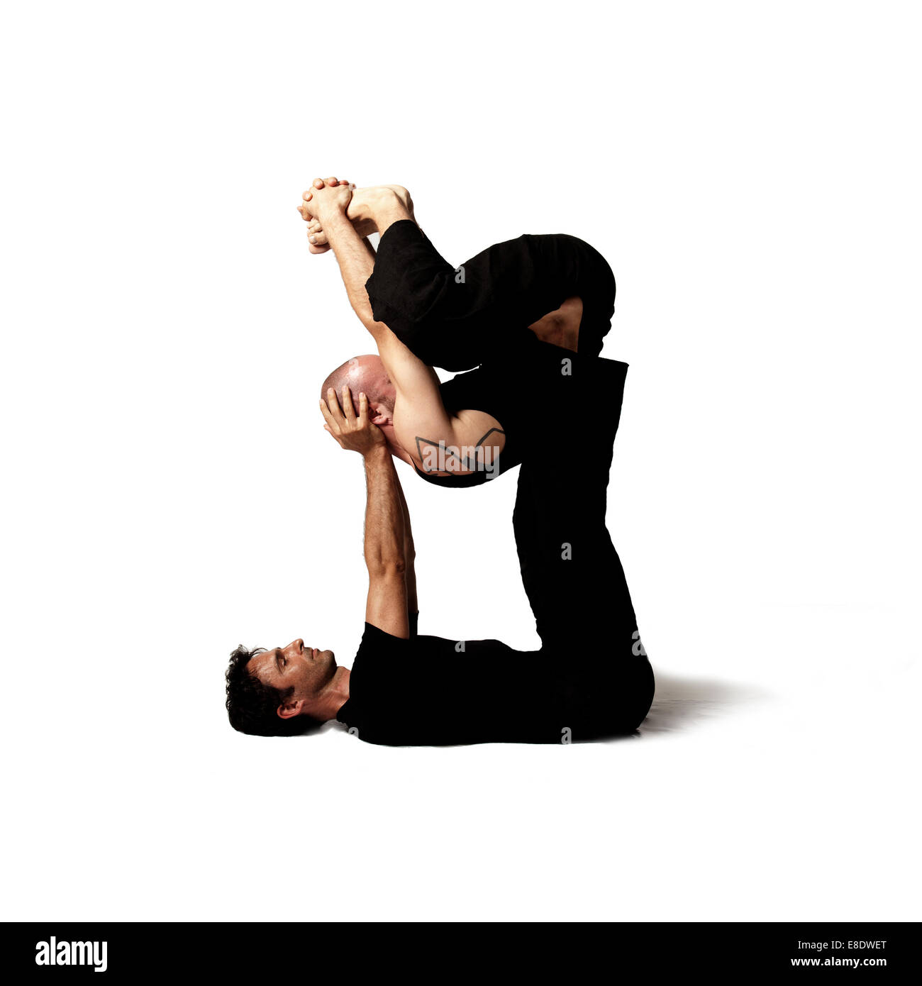 louka leopard and models demonstrate tula yoga Stock Photo - Alamy