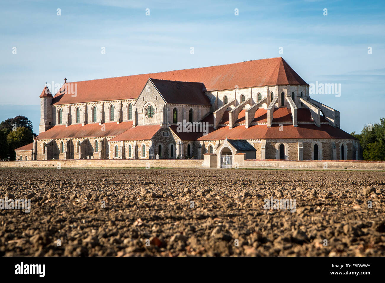 Pontigny Abbey, France Stock Photo - Alamy