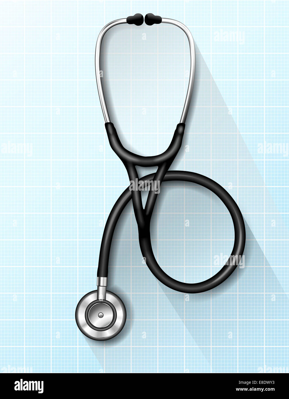 Acoustic medical device for auscultation, or listening Stock Photo - Alamy
