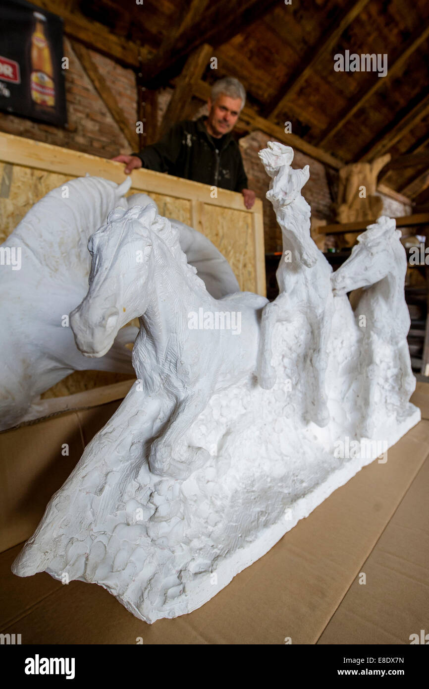 Czech sculptor Petr Novak will present his sculptures during the ...