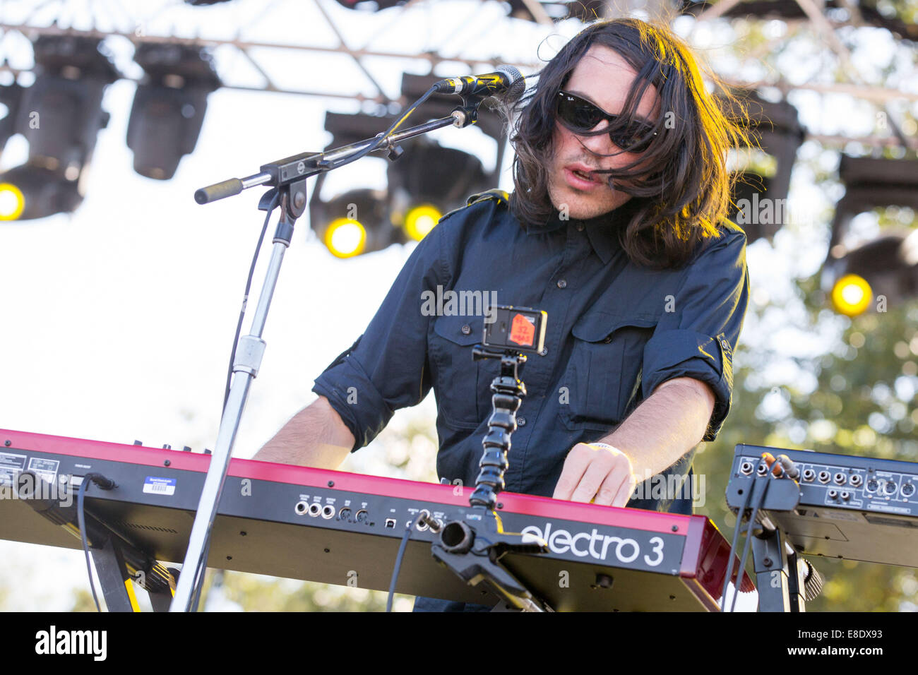 Austin, Texas, USA. 5th Oct, 2014. Musician BRIAN OBLIVION of the band ...