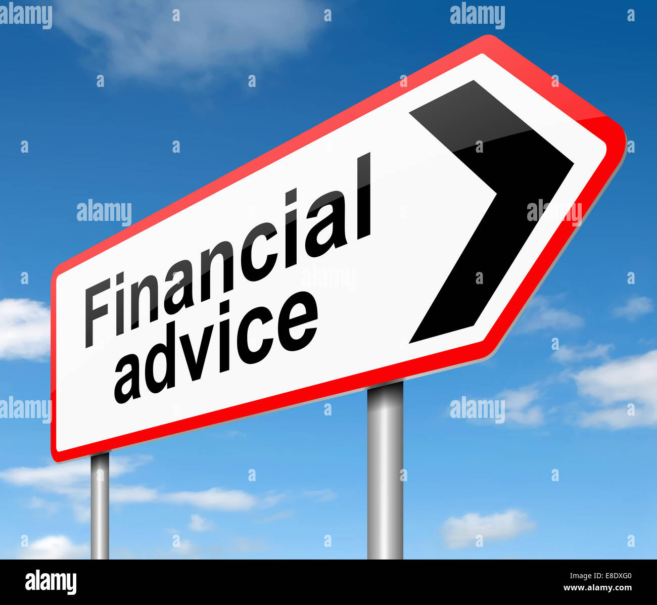 Financial advice concept Stock Photo - Alamy
