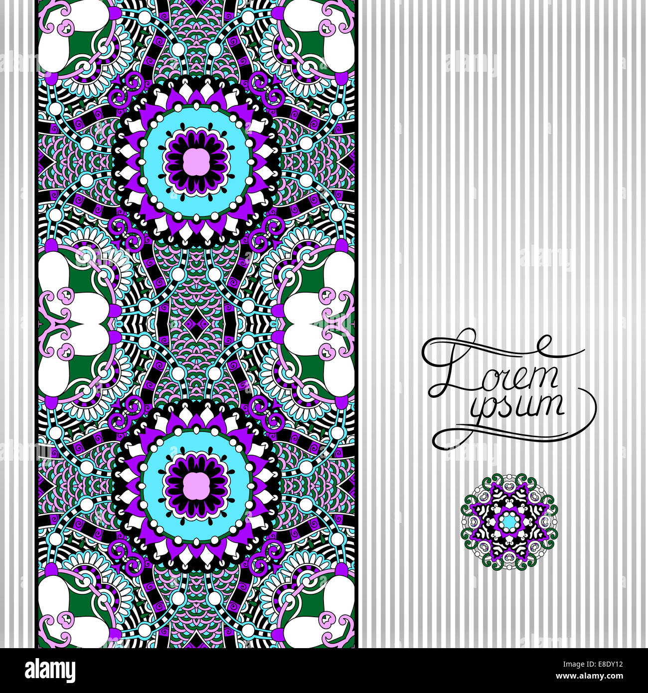 Floral geometric background hi-res stock photography and images - Alamy