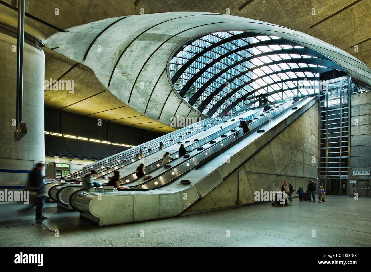 London Docklands station Stock Photo - Alamy