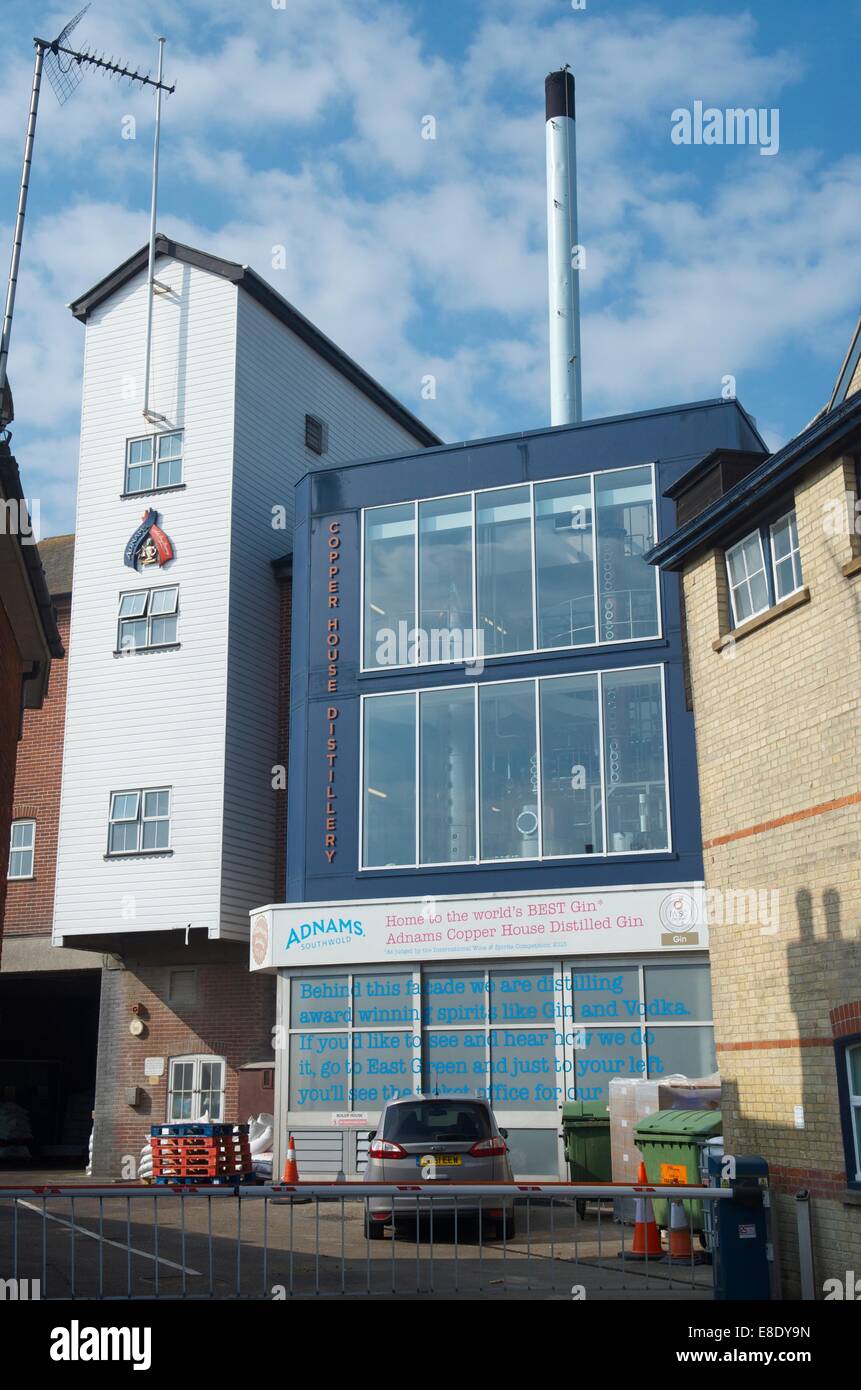 Exterior of Adnams Brewery, Southwold, Suffolk, England Stock Photo - Alamy