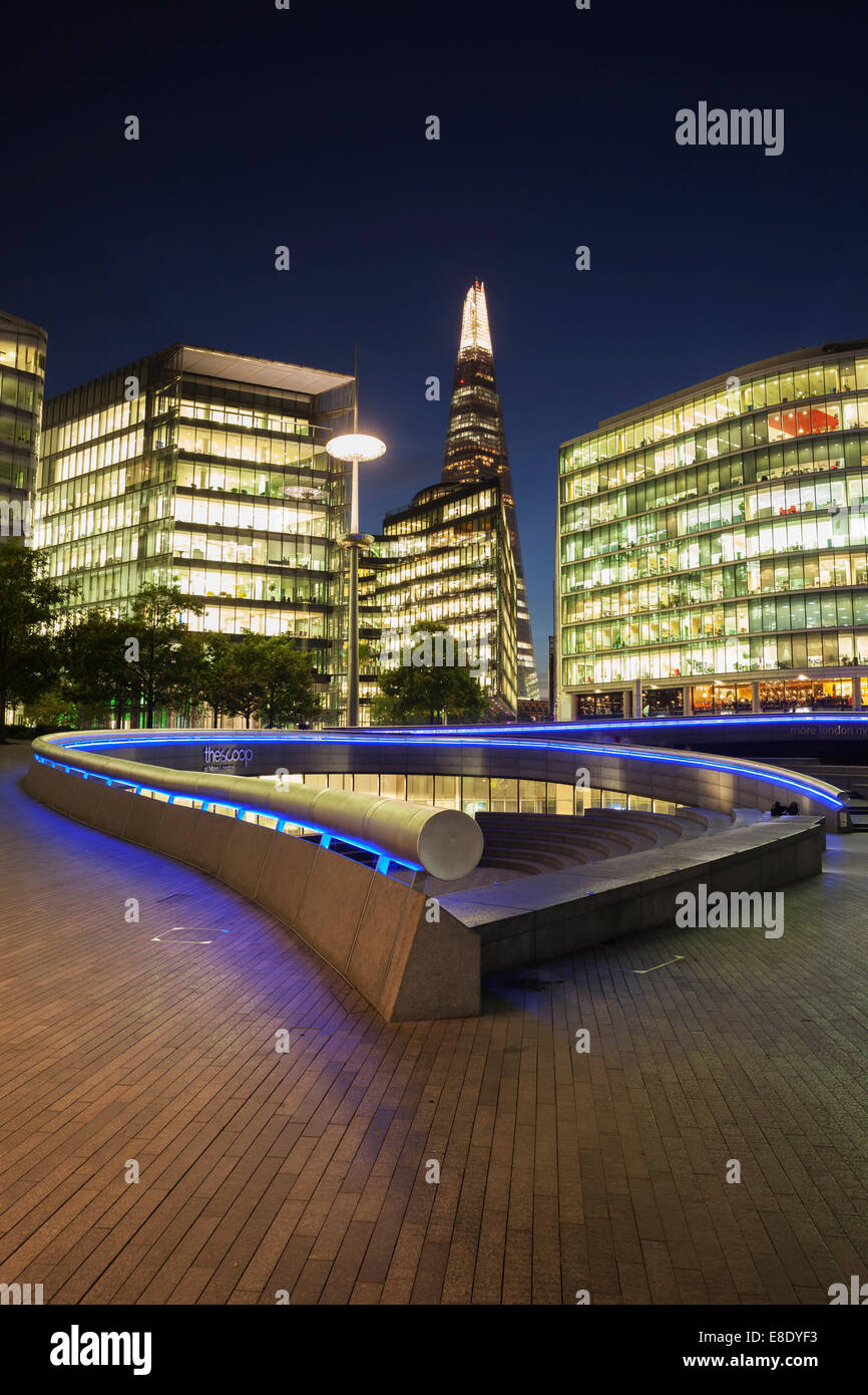 More London Piazza and The Shard. London, England, UK Stock Photo - Alamy