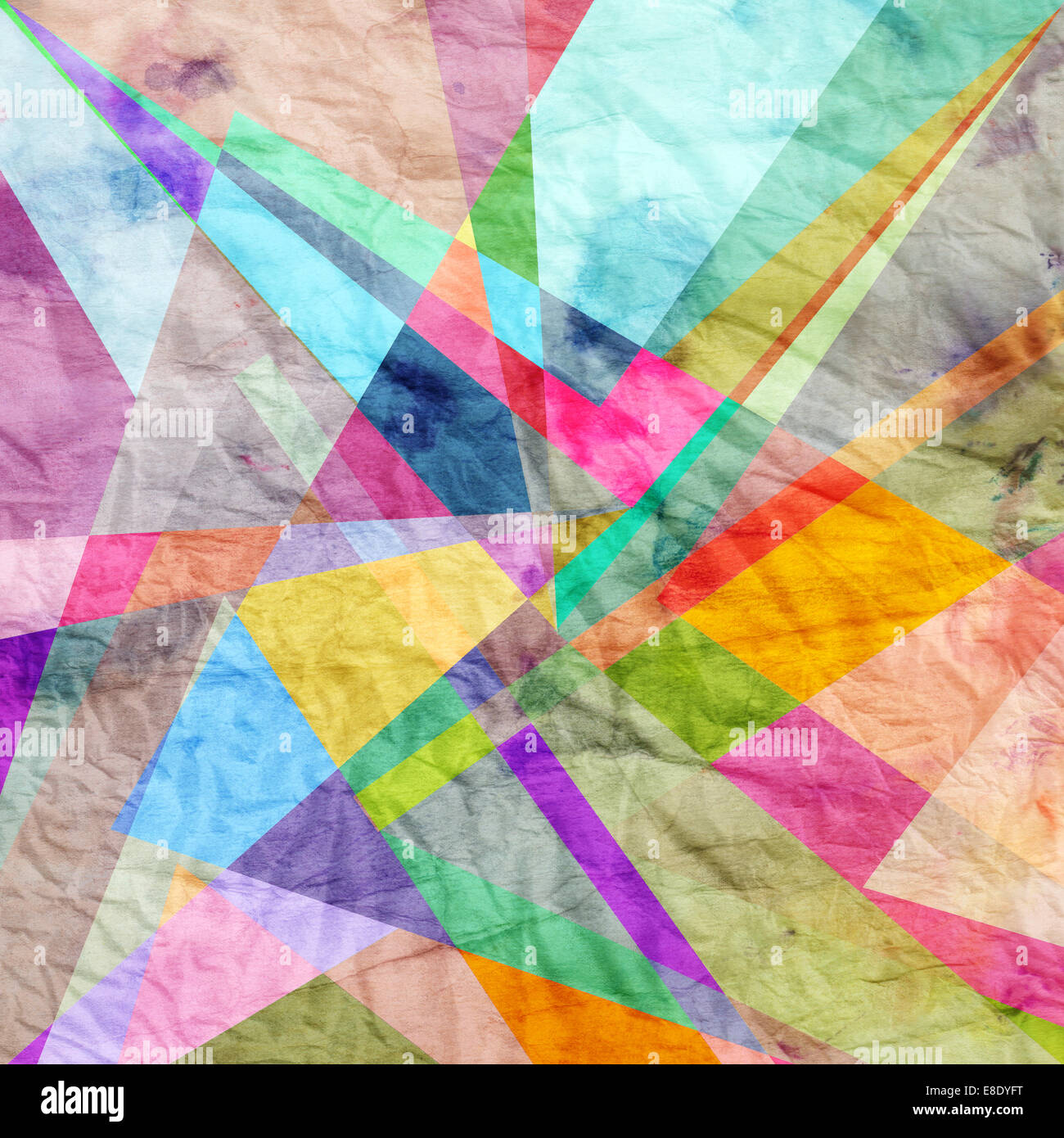 graphic abstract background with geometric elements Stock Photo - Alamy