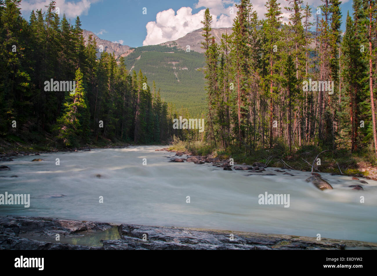 River running through Banff National Park, Canada Stock Photo - Alamy