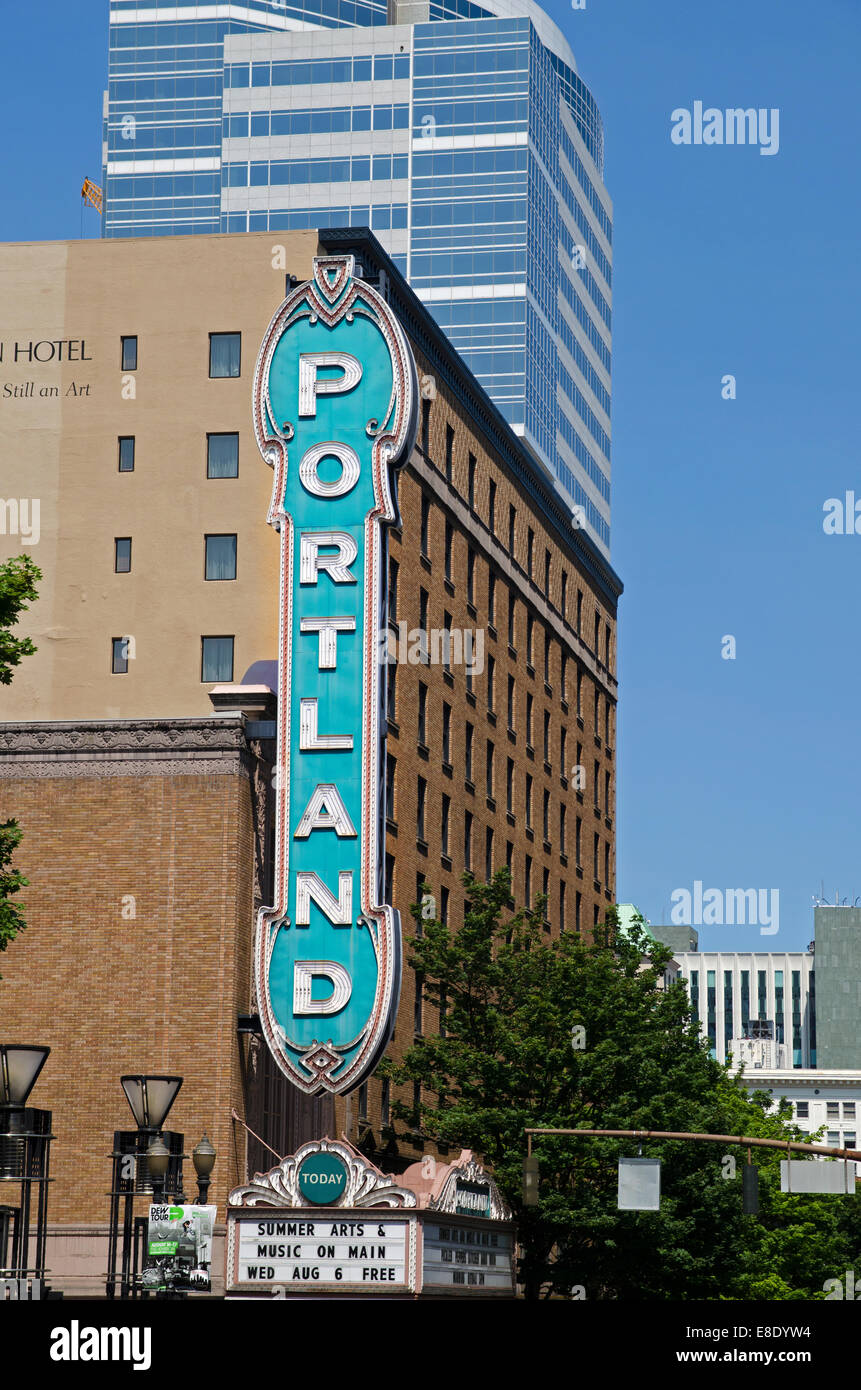 Arlene Schnitzer Concert Hall, Portland Stock Photo - Alamy