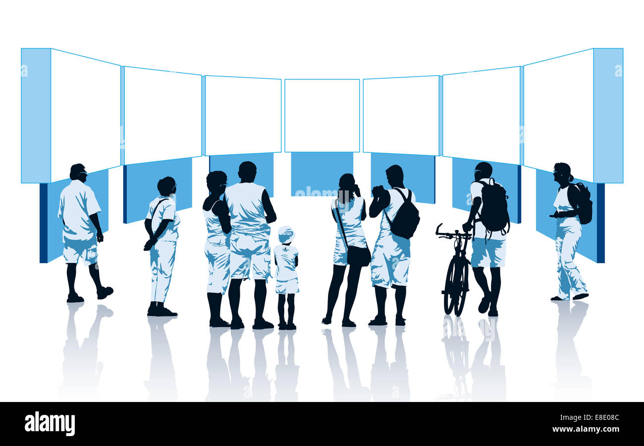 Black spectators Cut Out Stock Images & Pictures - Alamy