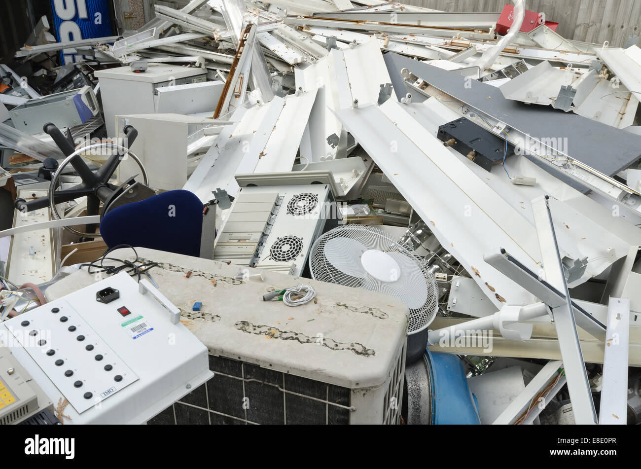 End of the line for operational office machinery now waiting to be ...