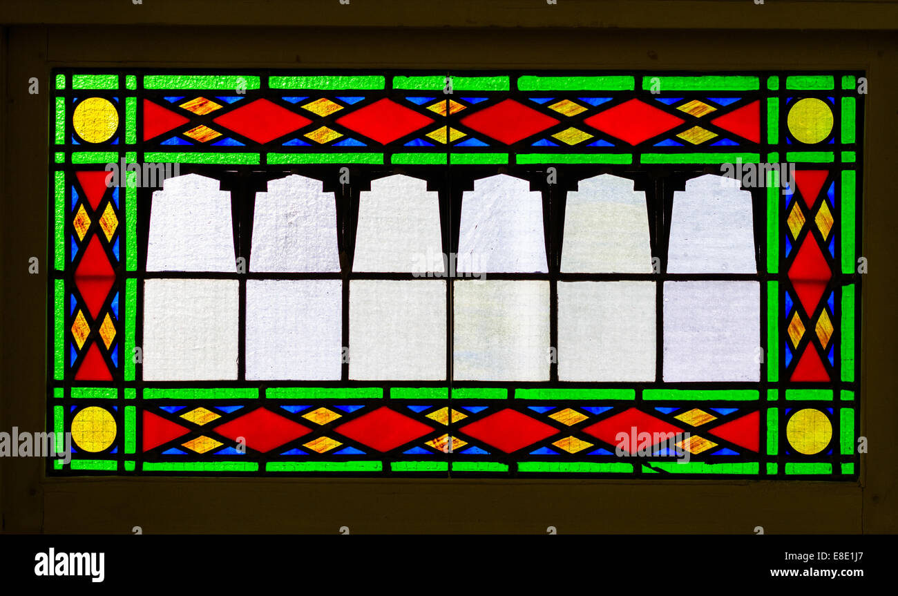 Bright Stained Glass Details Inside A Church Stock Photo Alamy bright-stained-glass-details-inside-a-church-stock-photo-alamy