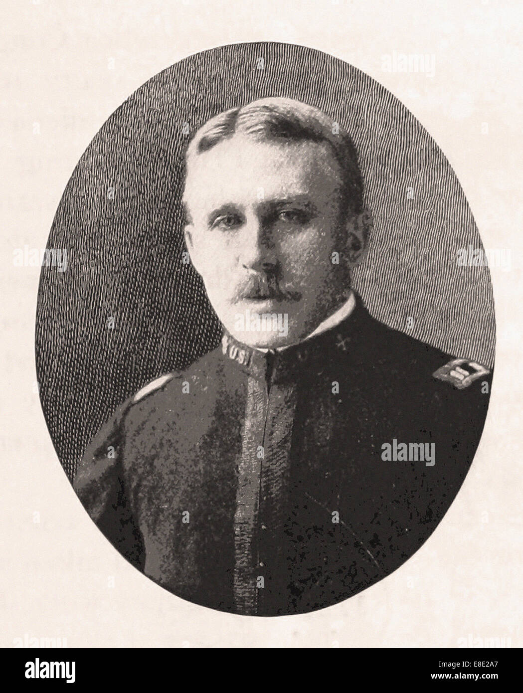 Portrait of colonel leonard wood engraving xix th century hi-res stock ...