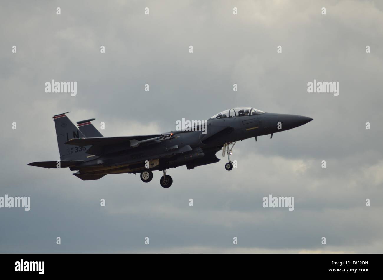 USAF F-15E Strike Eagle Stock Photo - Alamy