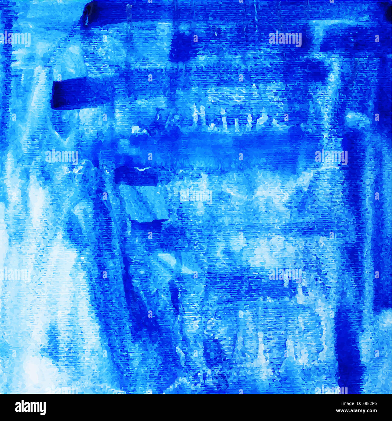 abstract hand drawn blue watercolor background Stock Photo - Alamy