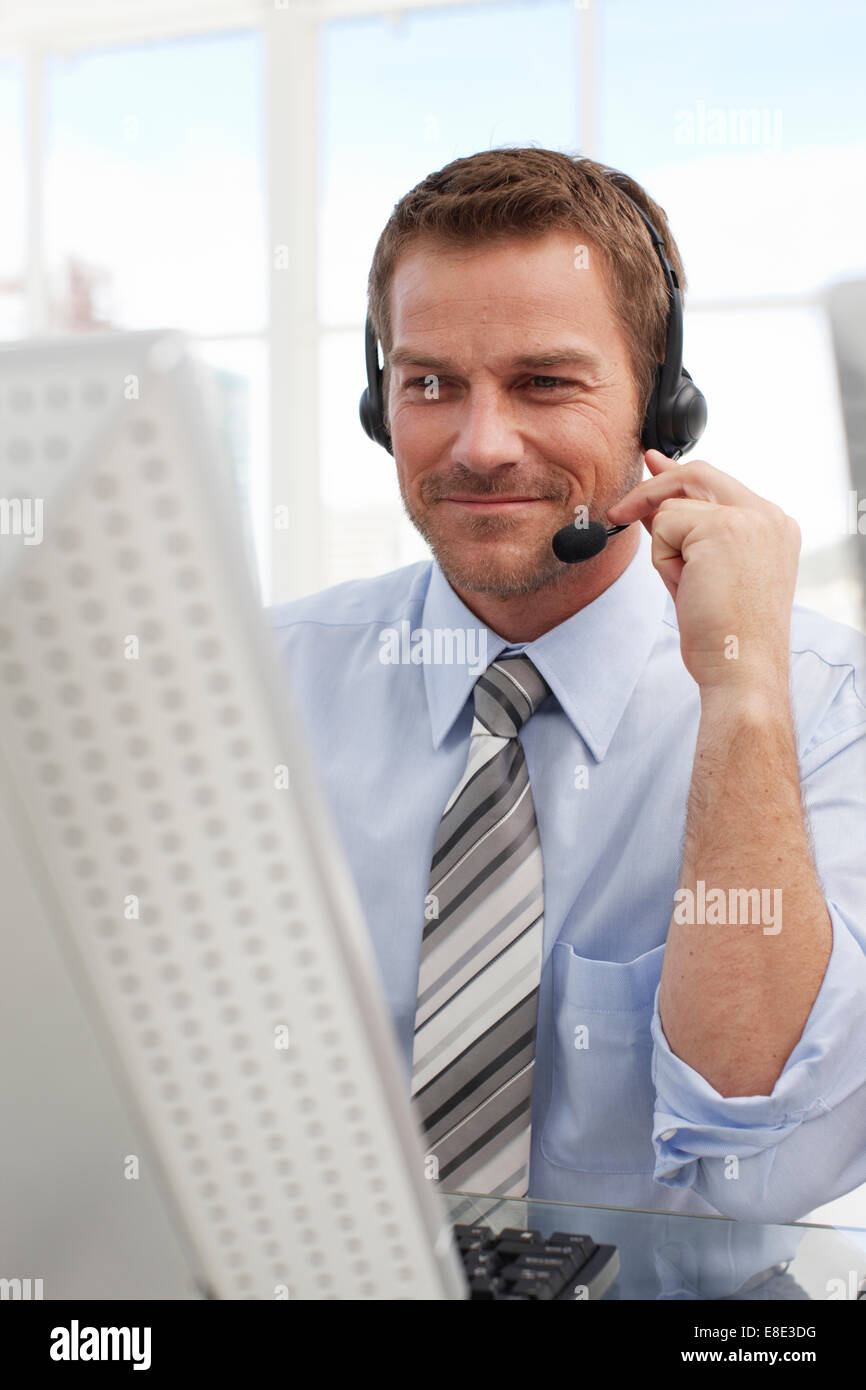 Young sales agent Stock Photo - Alamy
