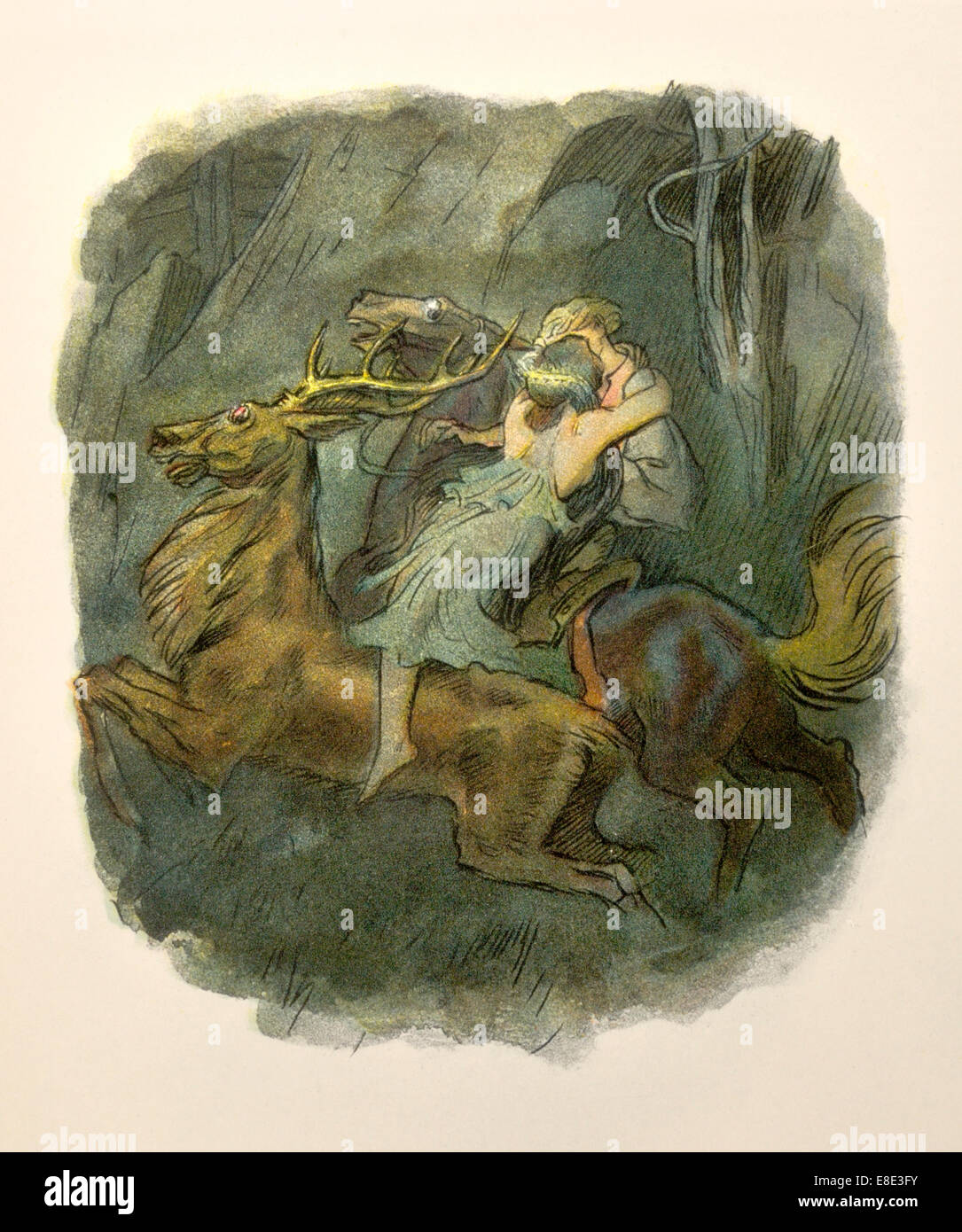 Toman and the Wood Nymph / Sprite (Toman a lasni panna) Traditional ...