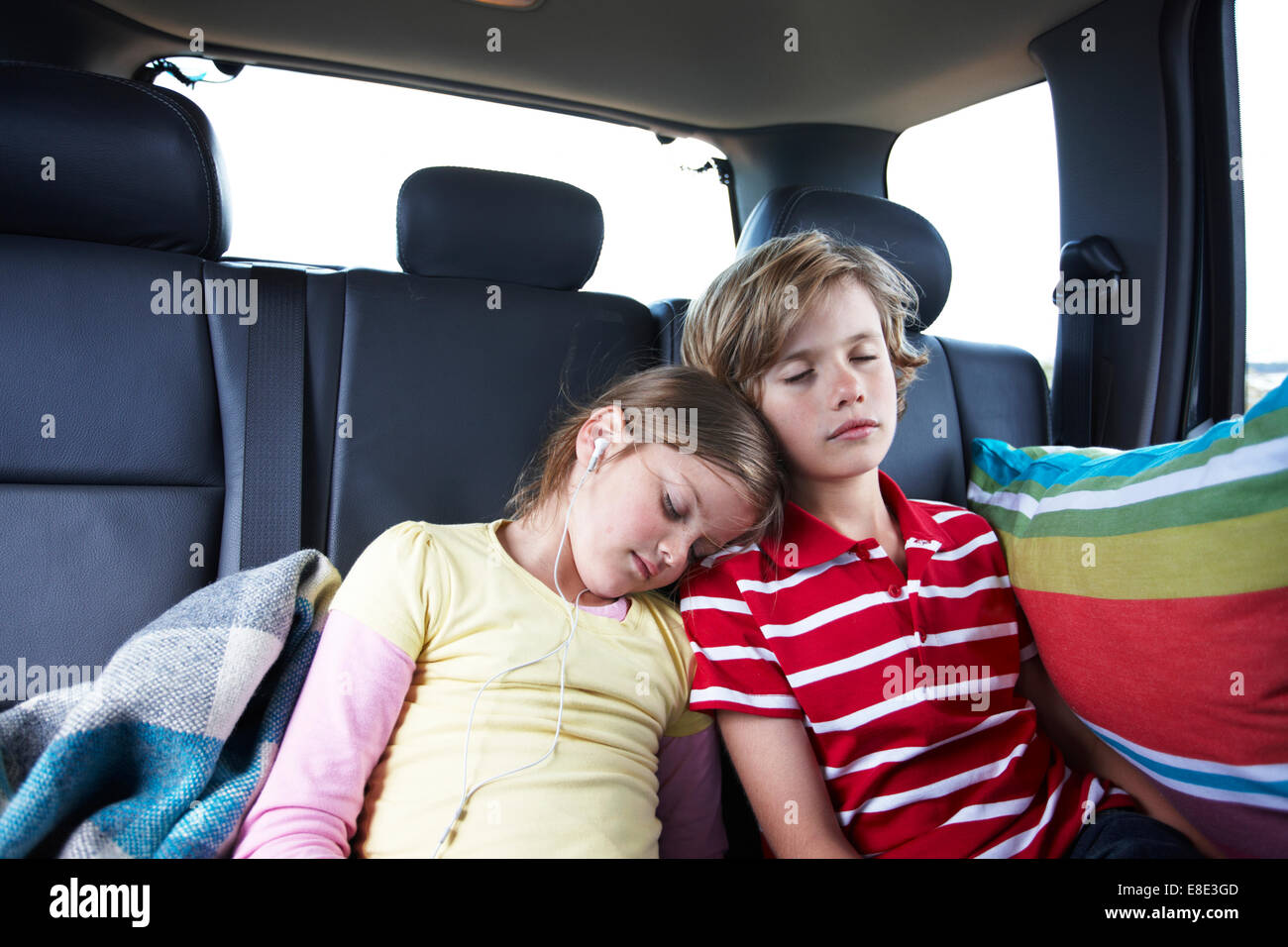 Sleeping Kids In The Car