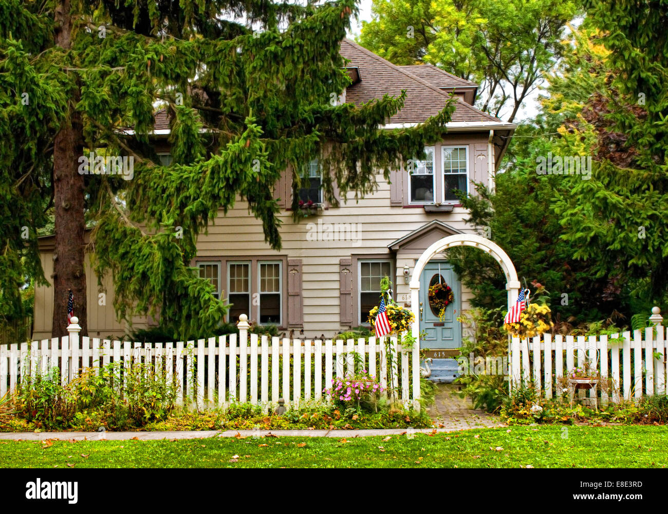 quaint village home Stock Photo - Alamy