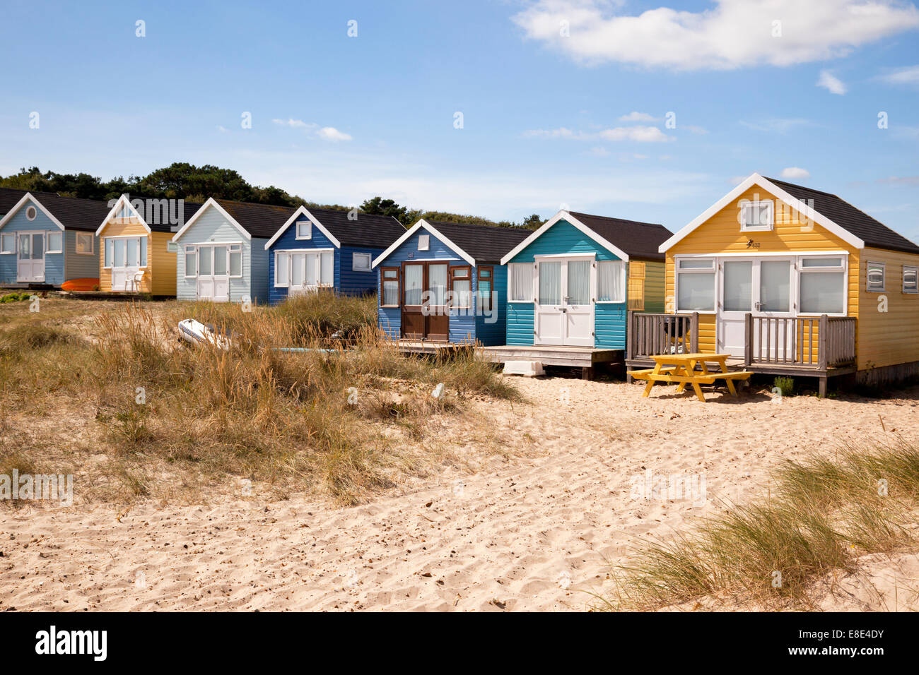 Beach Huts at Hengistbury Head, Near Mudeford, Christchurch, Dorset ...