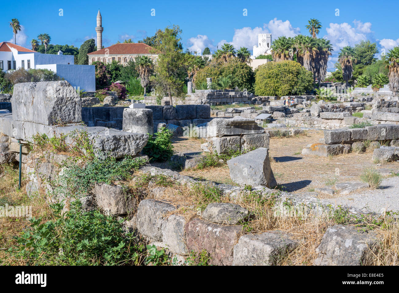 Ancient city of Kos ruins Stock Photo - Alamy