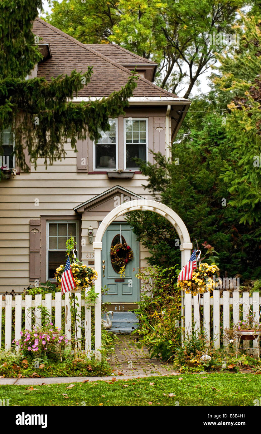 quaint village home Stock Photo - Alamy