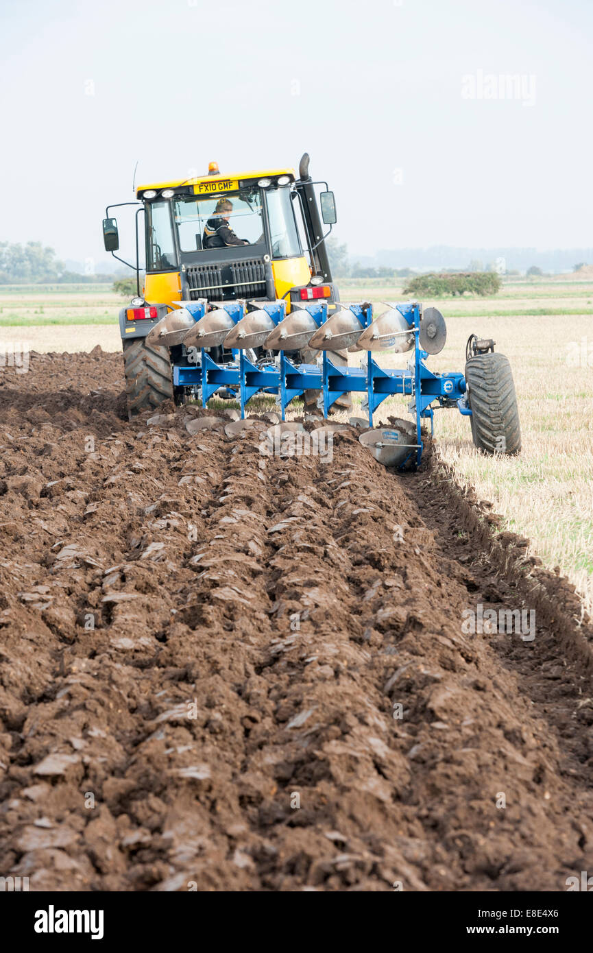 Man Ploughing Field Uk High Resolution Stock Photography and Images - Alamy