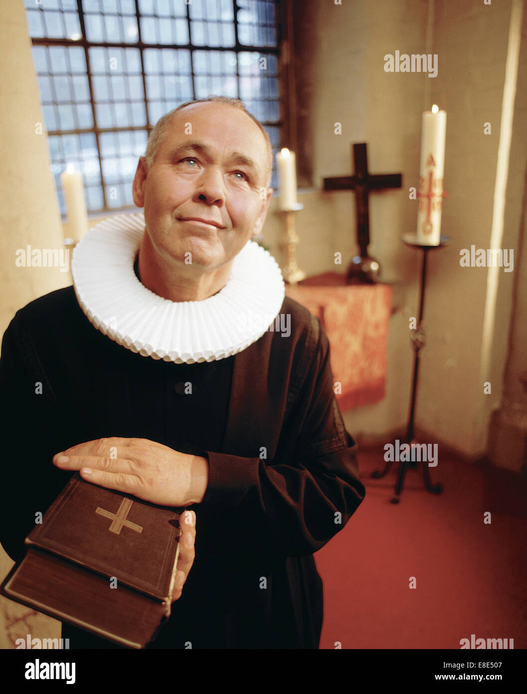 Hamburg, Germany, Portraet a pastor Stock Photo - Alamy