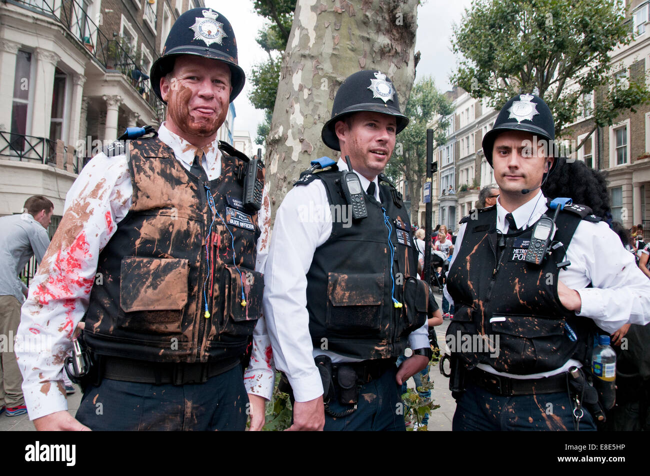Notting hill police paint hi-res stock photography and images - Alamy