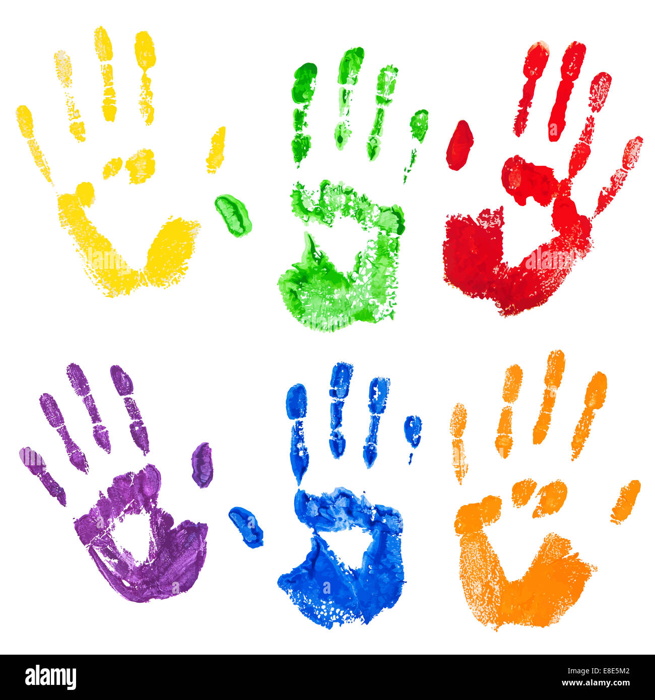 Hand prints paint hi-res stock photography and images - Alamy