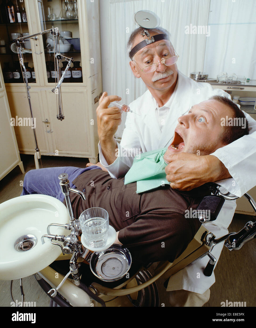 Hamburg, Germany, dentist and patient Stock Photo - Alamy