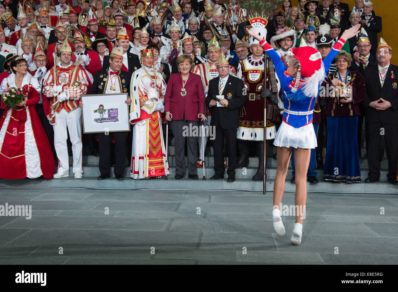 Berlin, Germany, German Chancellor Angela Merkel, CDU, receives Prince ...
