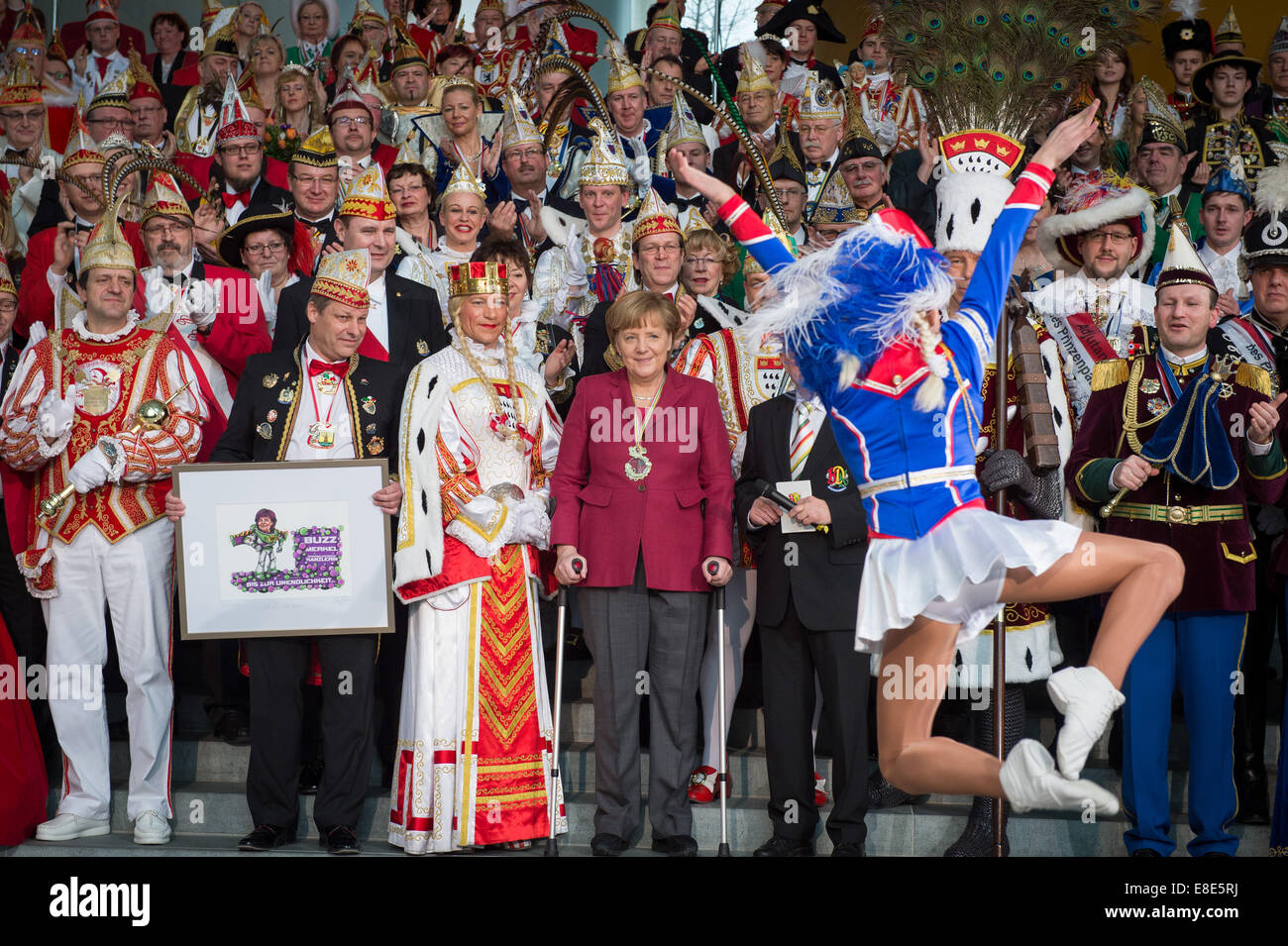 Berlin, Germany, German Chancellor Angela Merkel, CDU, receives Prince ...