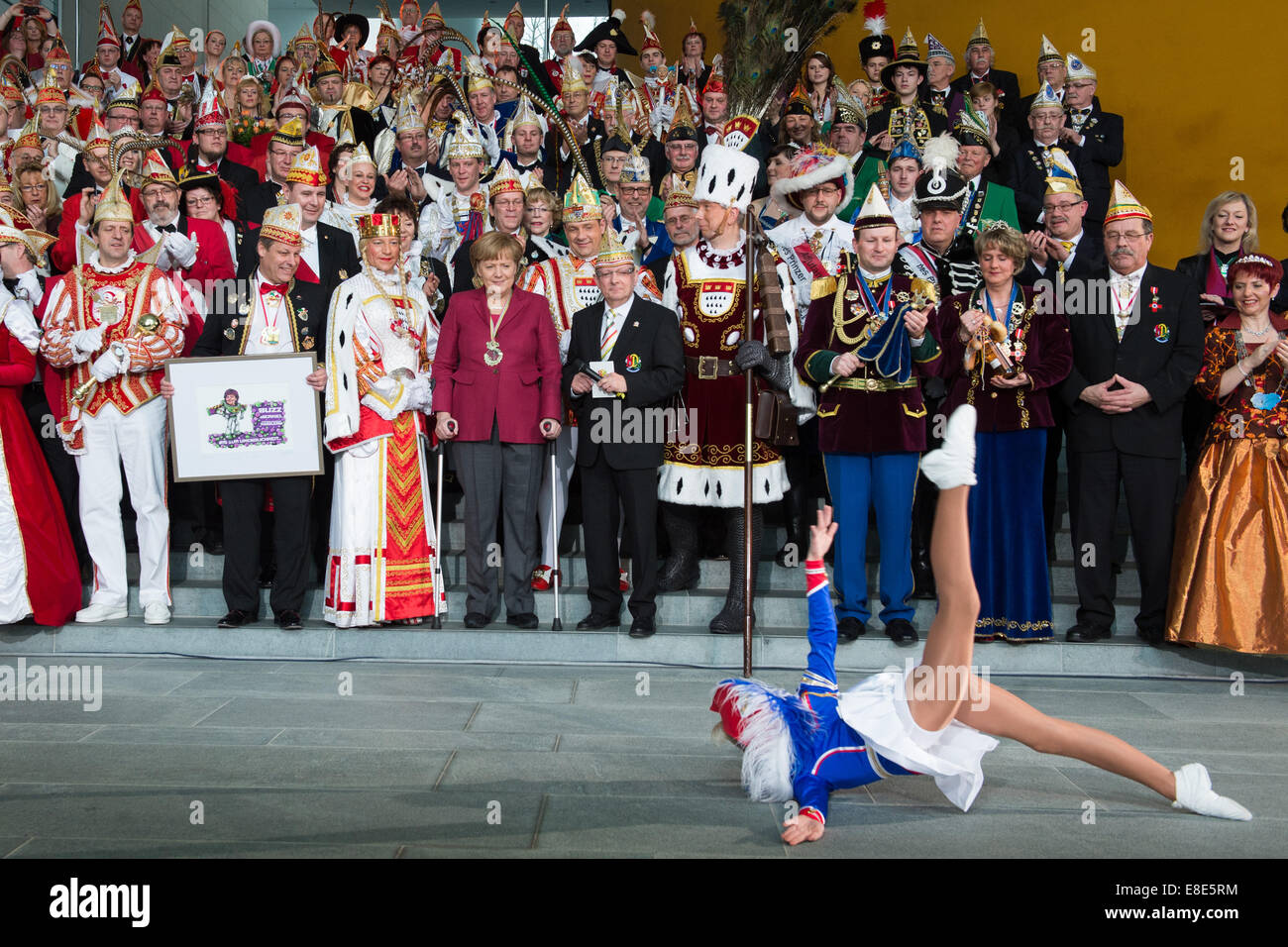 Berlin, Germany, German Chancellor Angela Merkel, CDU, receives Prince ...