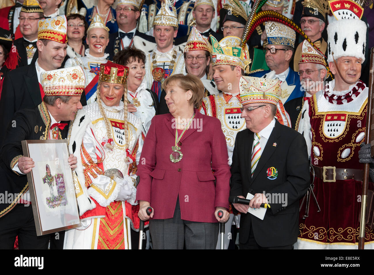 Berlin, Germany, German Chancellor Angela Merkel, CDU, receives Prince ...