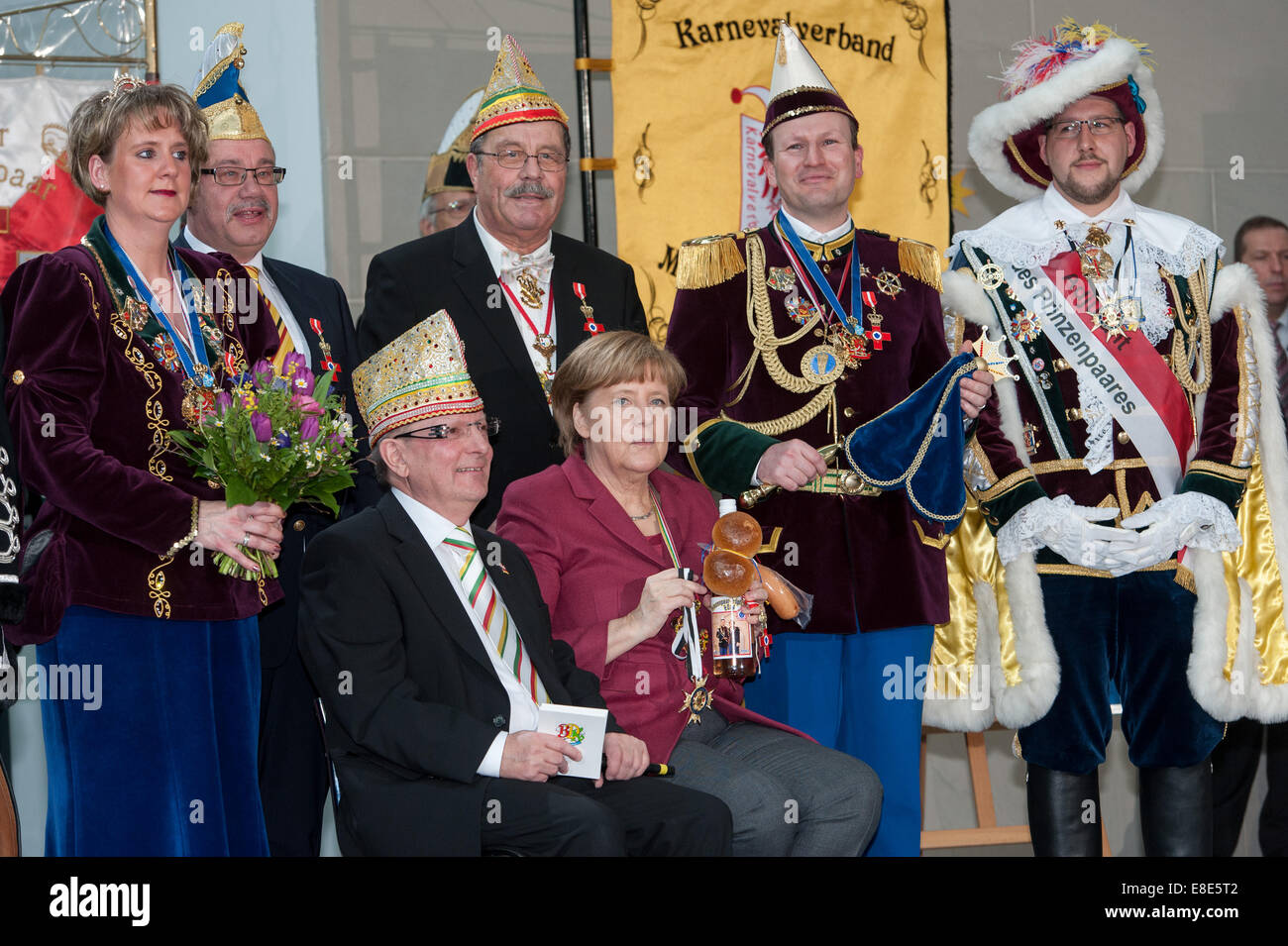 Berlin, Germany, German Chancellor Angela Merkel, CDU, receives Prince ...