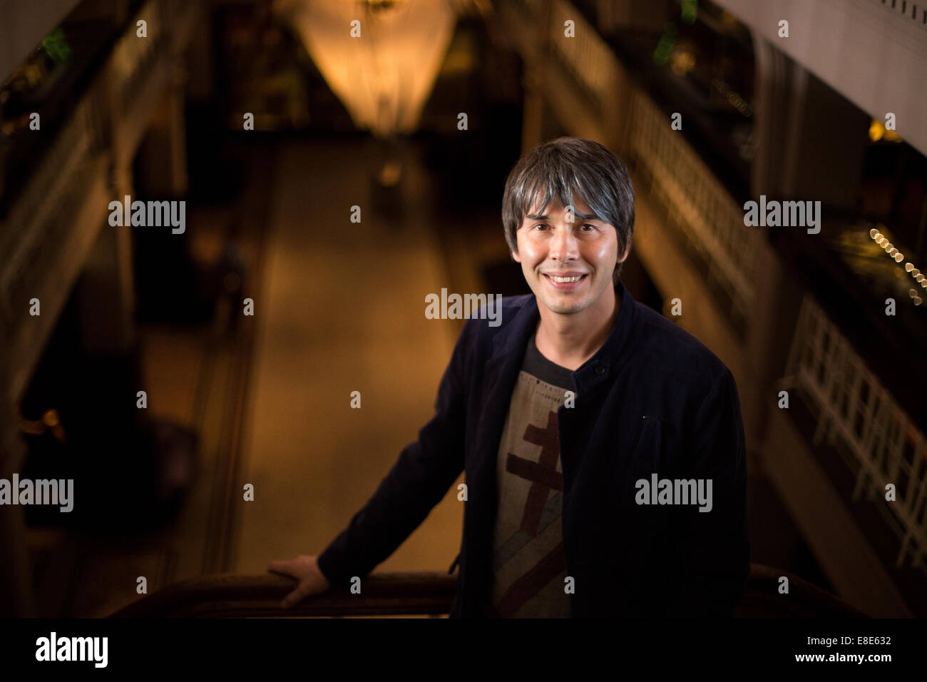 Professor Brian Cox poses for pictures during a photocall for the ...