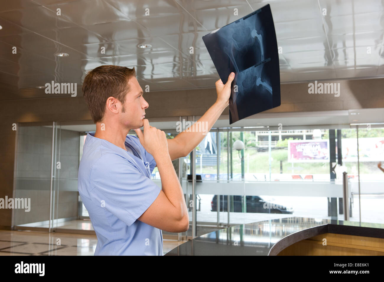 Radiologist at work Stock Photo - Alamy
