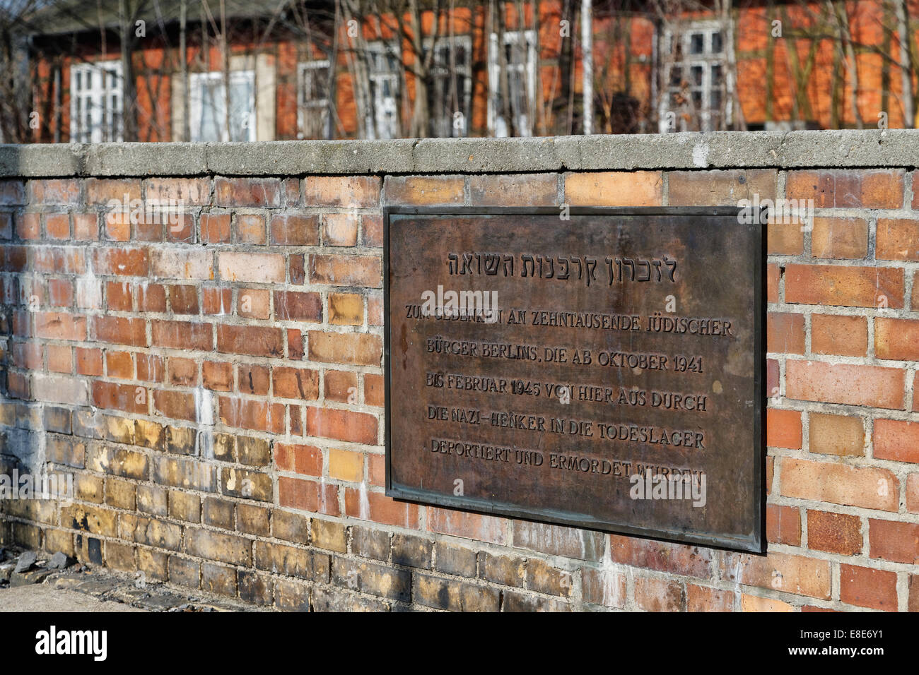 Berlin, Germany, the Platform 17 memorial at Grunewald station Stock ...