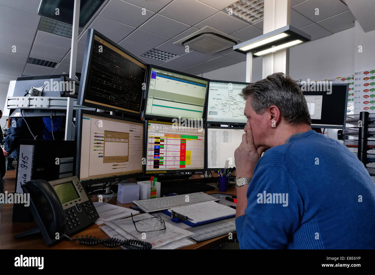 Berlin, Germany, transport control center Berlin S-Bahn Stock Photo - Alamy