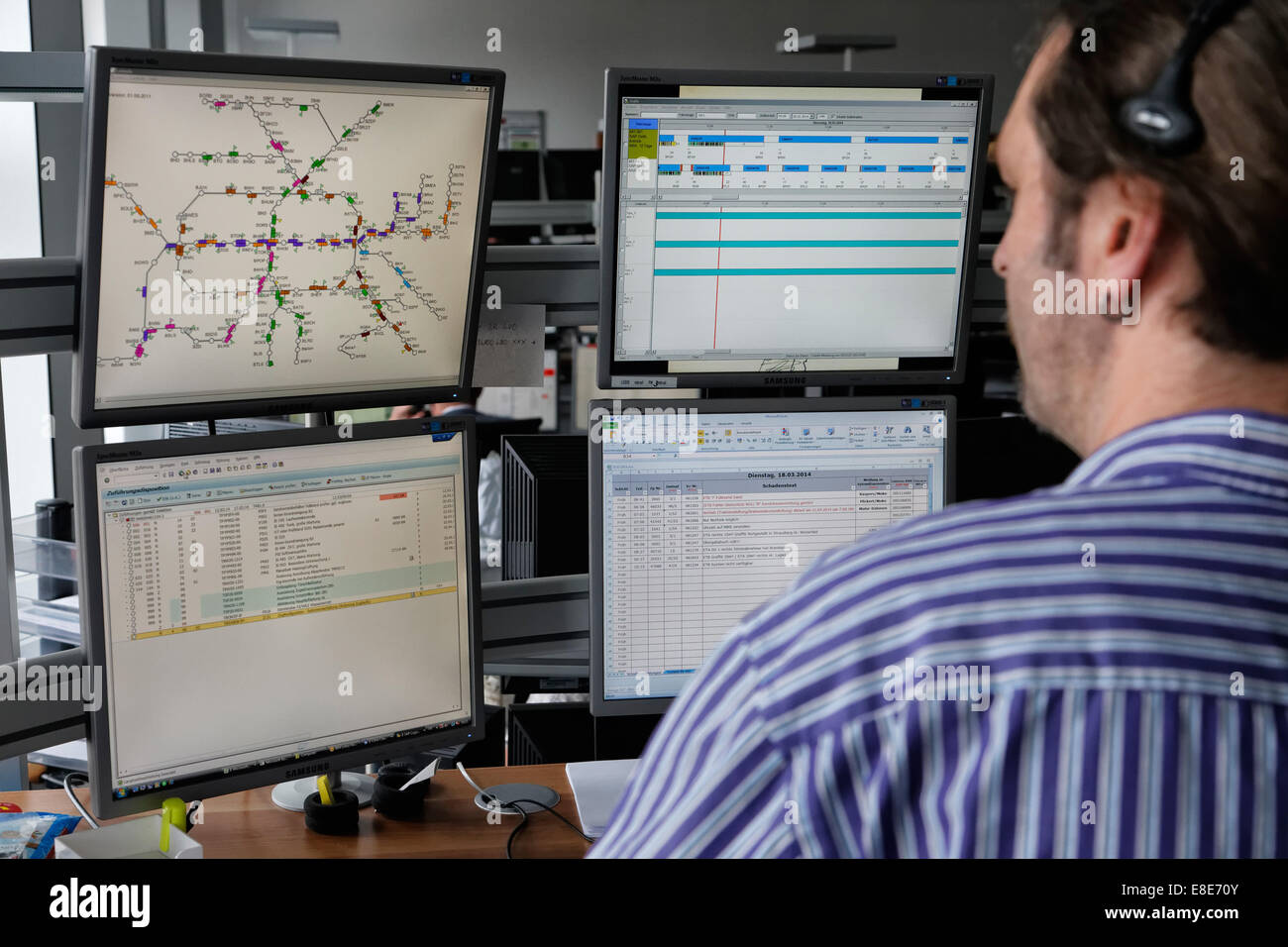Train control room hi-res stock photography and images - Alamy