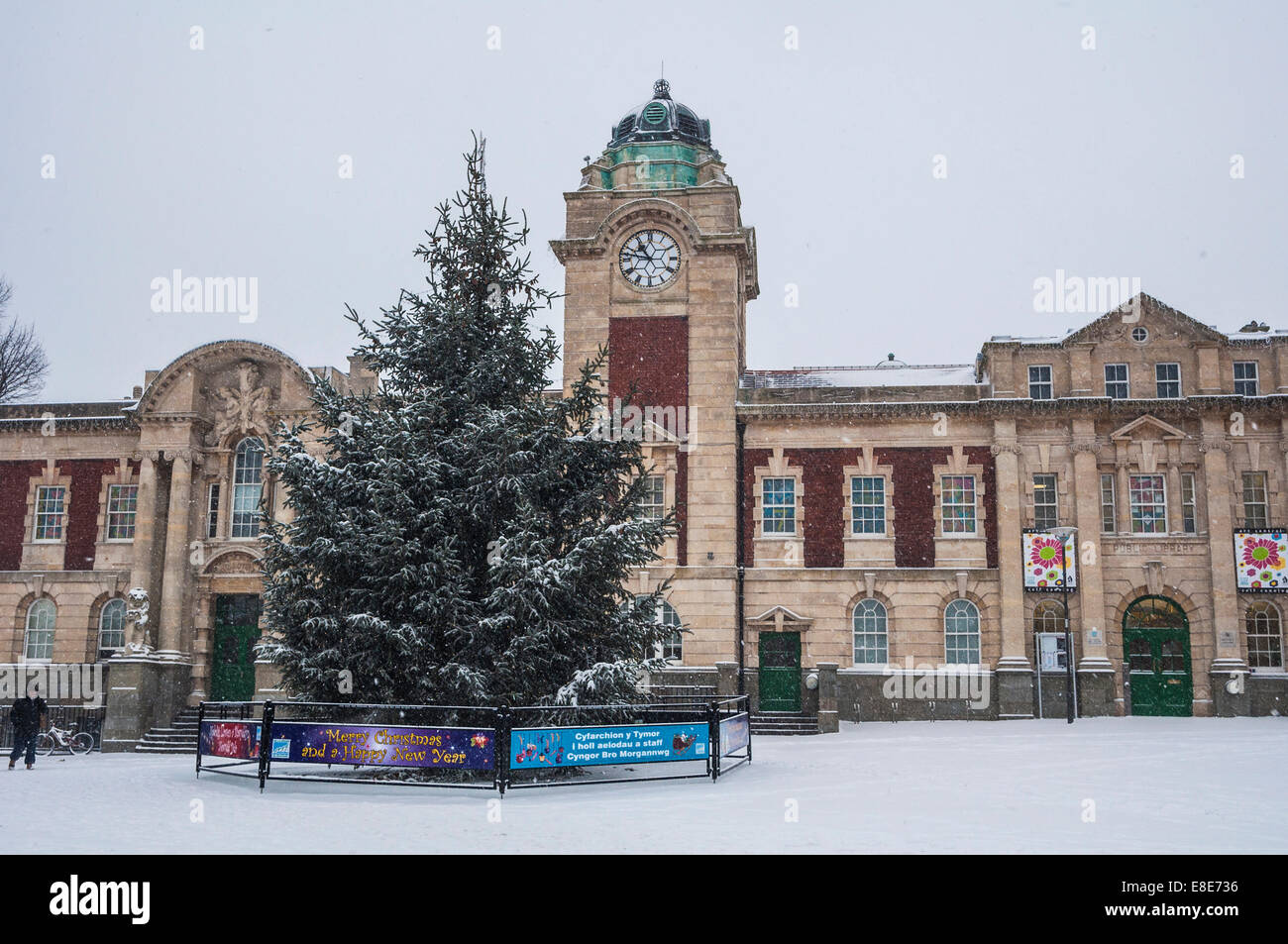 Winter snow blizzard in barry hi-res stock photography and images - Alamy