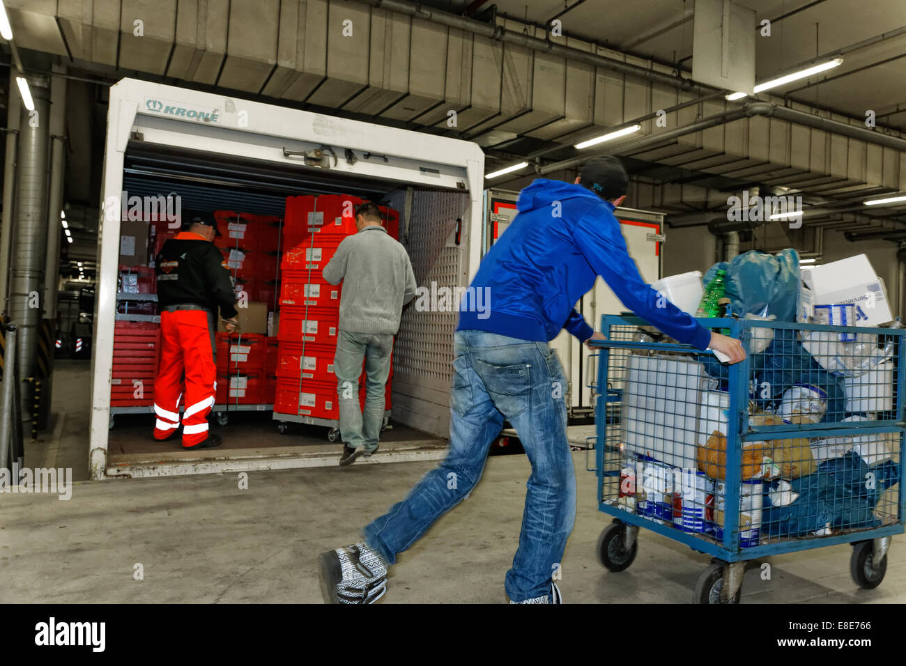 Berlin, Germany, ALBA disposal center Potsdamer Platz Stock Photo - Alamy