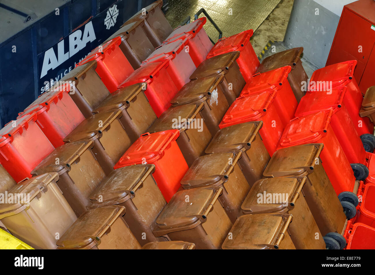 Berlin, Germany, ALBA disposal center Potsdamer Platz Stock Photo - Alamy