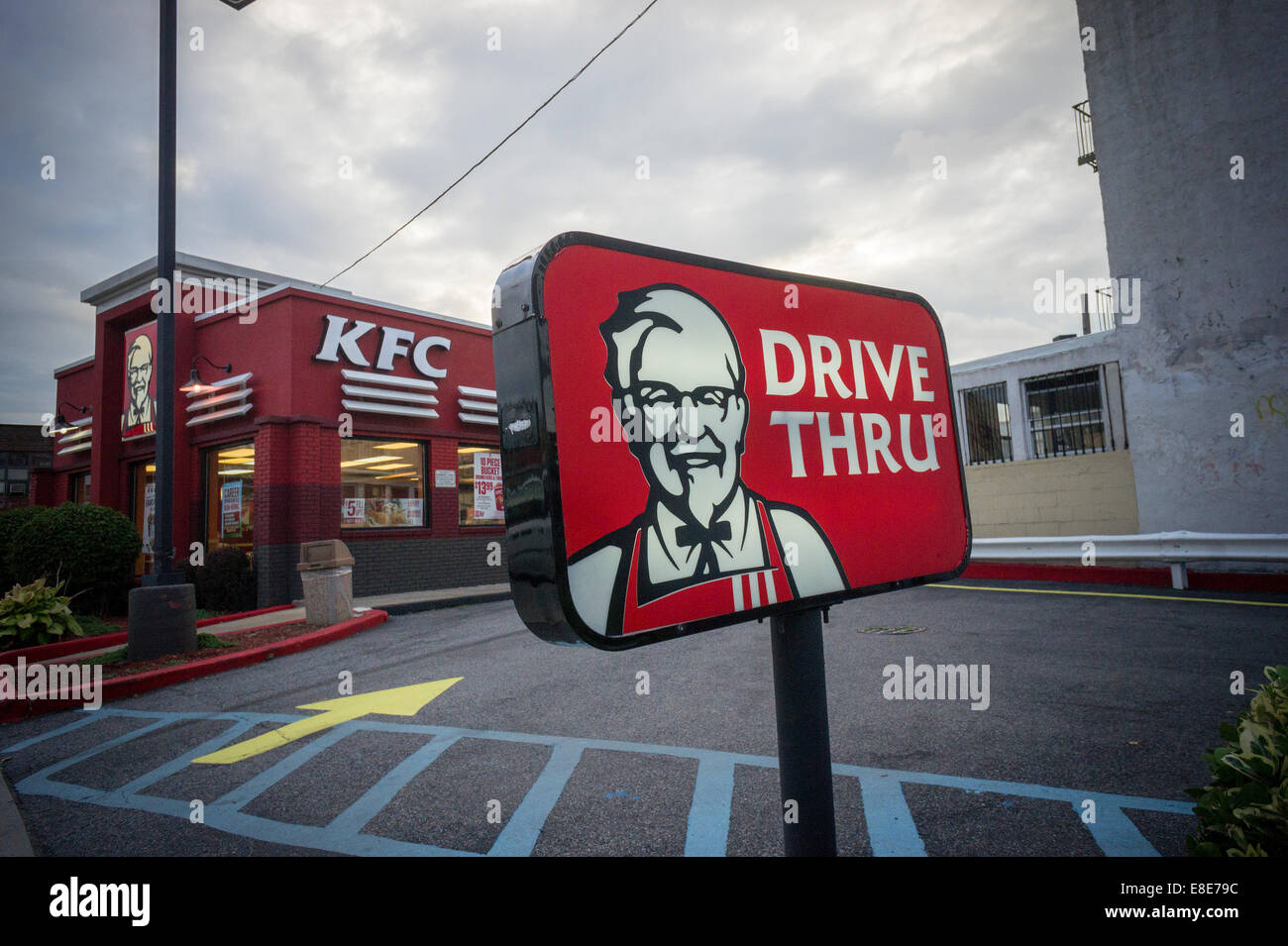 A Kentucky Fried Chicken franchise restaurant is seen in the Sunset ...