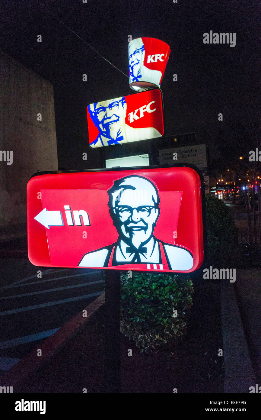 A Kentucky Fried Chicken franchise restaurant is seen in the Sunset ...