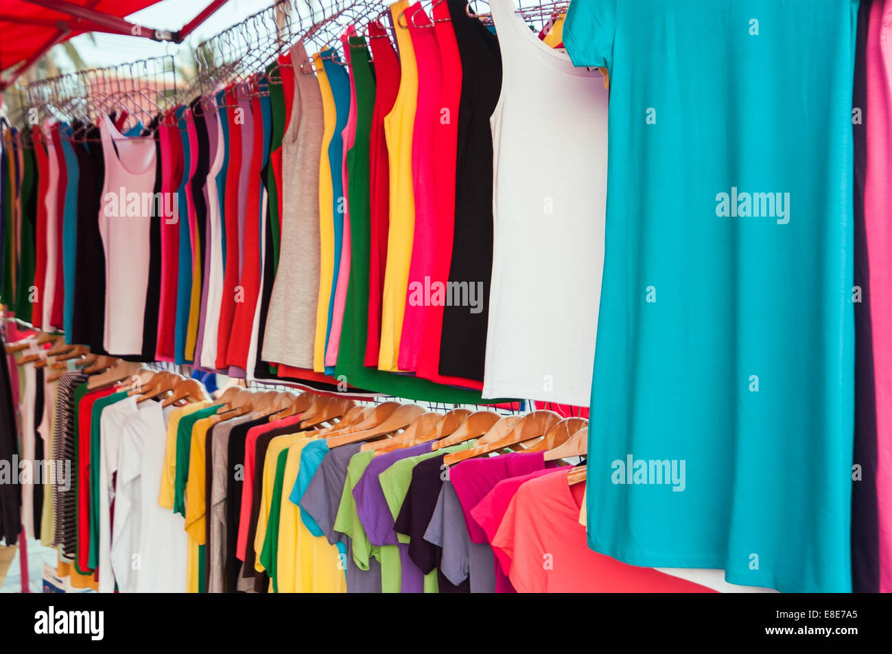 Lot of shirts hi-res stock photography and images - Alamy