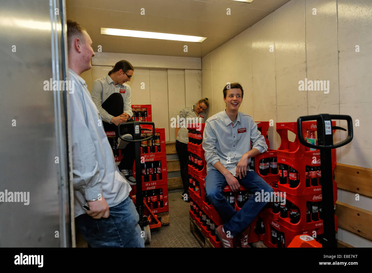 Berlin, Germany, ALBA disposal center Potsdamer Platz Stock Photo - Alamy