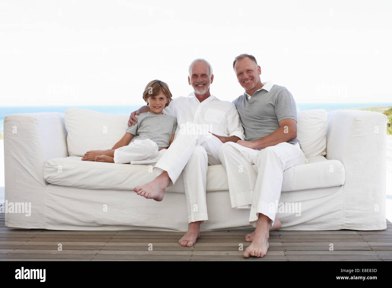 Boy grandfather model hi-res stock photography and images - Alamy